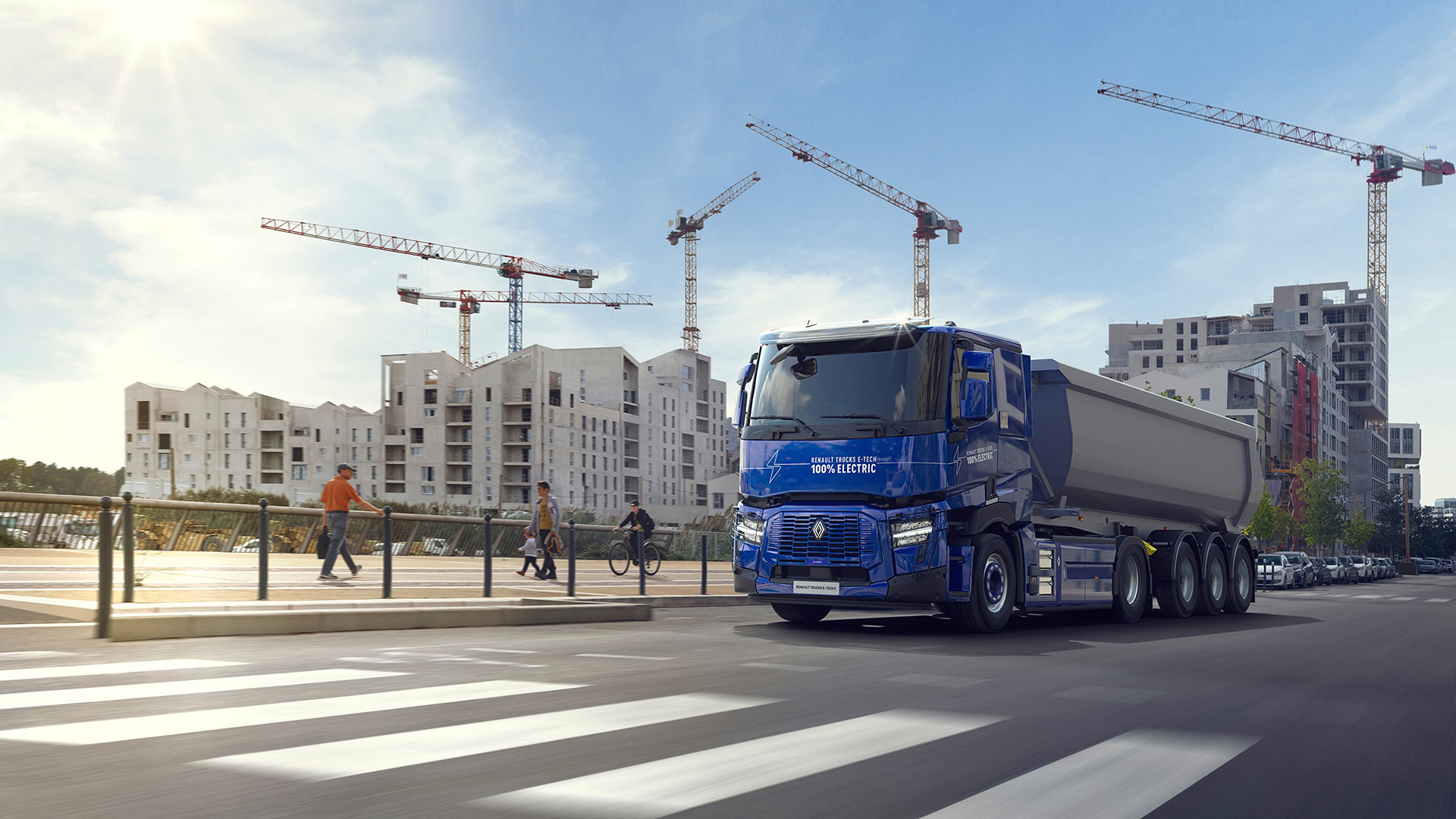 Renault Trucks stellt das Design seiner E-Tech T- und C-Baureihe vor