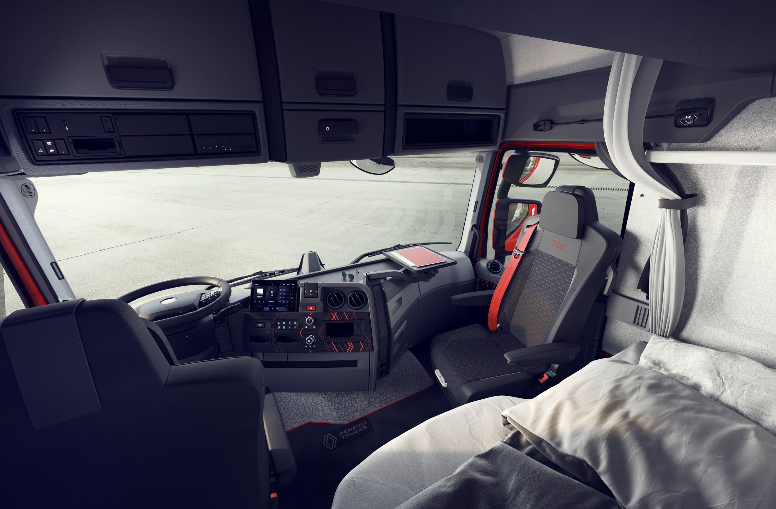 TABLE PIVOTANTE SUR TABLEAU DE BORD | Renault Trucks Switzerland
