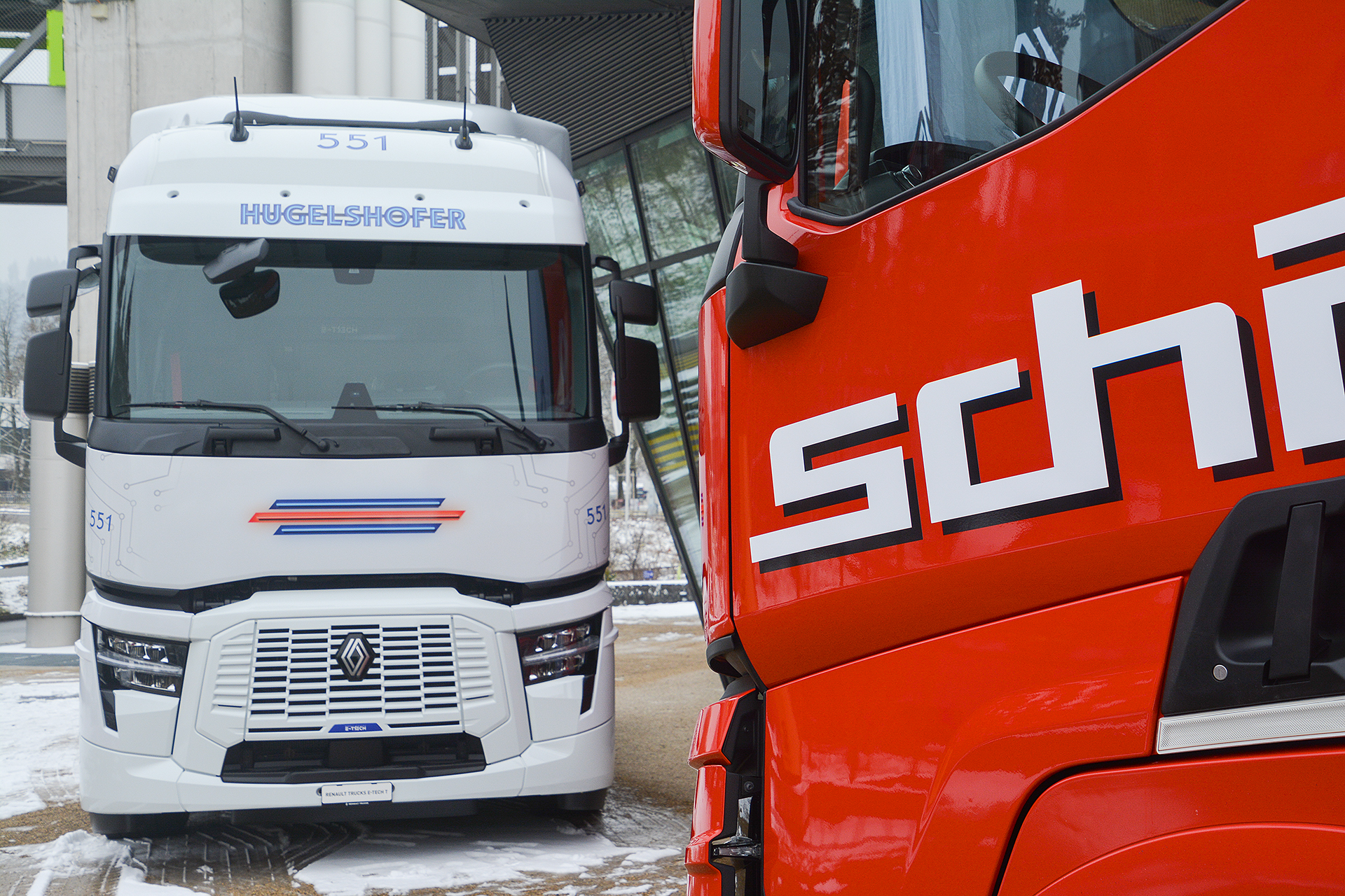 Les premiers tracteurs Renault Trucks E-Tech T de Suisse pour ...